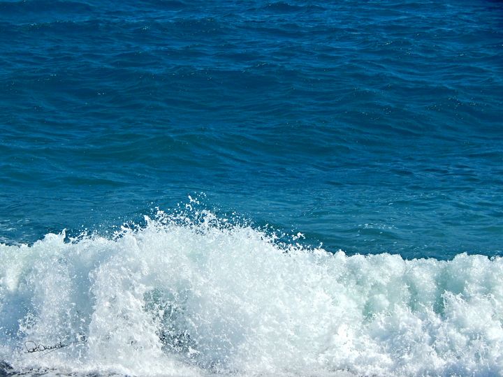 Mediterranean Surf - Shadow and Form - Paintings & Prints, Landscapes ...