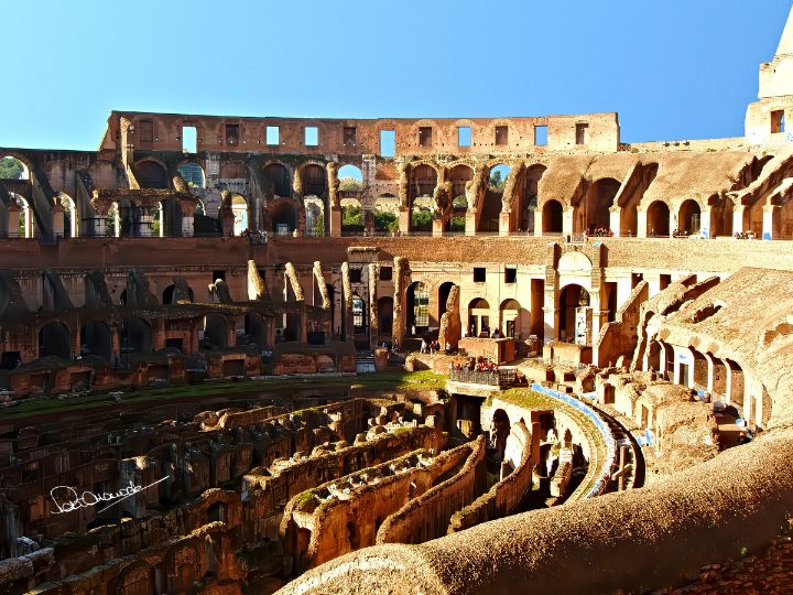 Colosseum Interior - Shadow and Form - Photography, Places & Travel ...