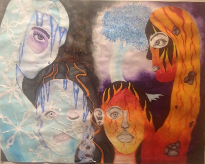 conflict - Mackenzie Simmons - Drawings & Illustration, Abstract ...