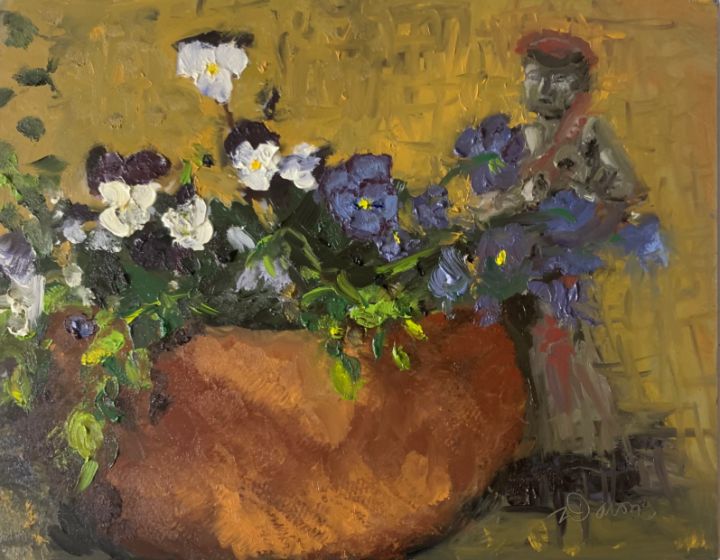 Pansies - Dawn Motley Fine Art - Paintings & Prints, Flowers, Plants ...
