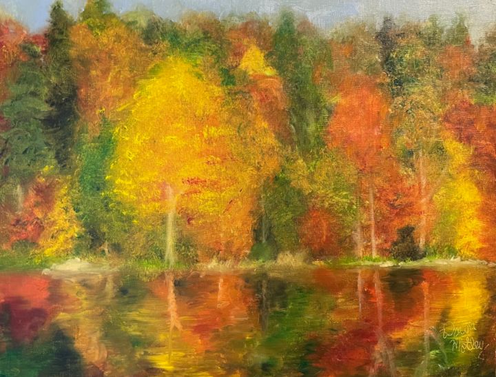 Autumn Dreams - Dawn Motley Fine Art - Paintings & Prints, Flowers ...