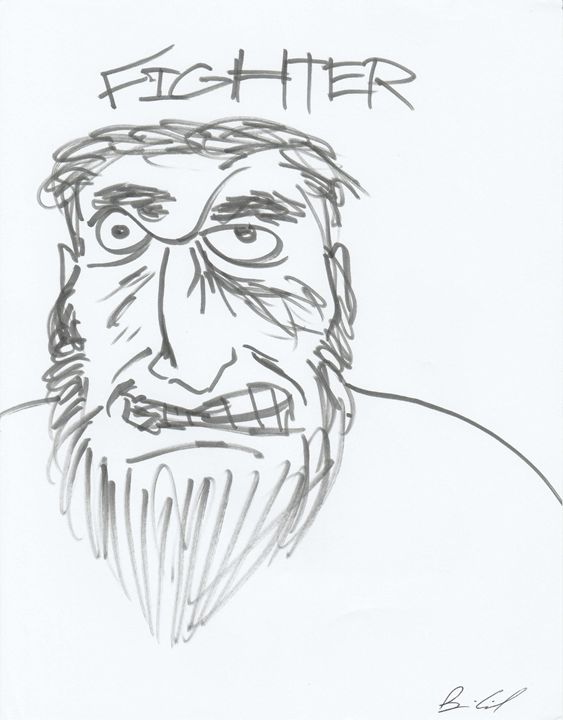 Fighter - Surrealist Art by Brian Cirola - Drawings & Illustration ...