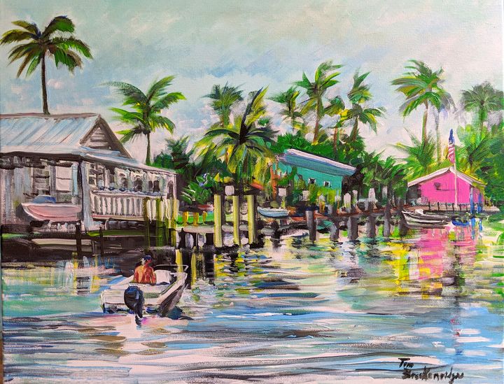 Matlacha, Florida - Tom Breckenridge - Paintings & Prints, Places ...
