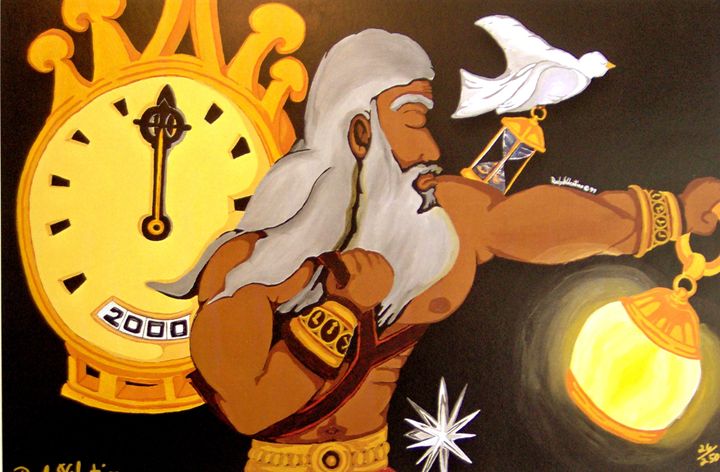 Father Time - Good Fortunes Novelties - Paintings & Prints, Fantasy ...