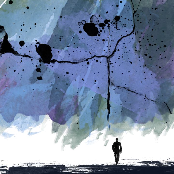 Walking #2 - Christopher Sisk - Digital Art, Abstract, Figurative - ArtPal