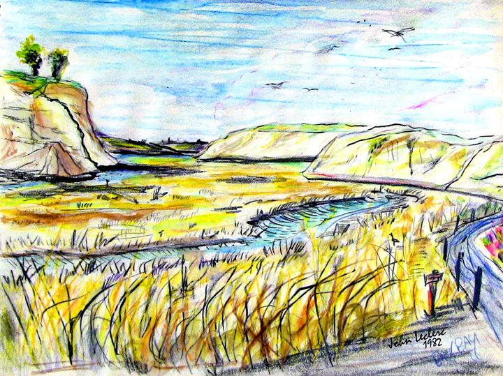 The Back Bay NB - ArtbyLeclerc - Paintings & Prints, Abstract ...