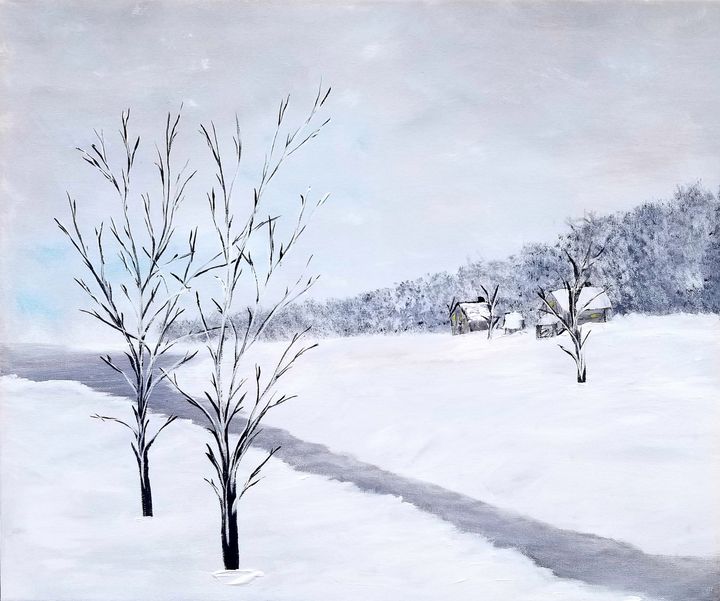Cold Wind - The AM Art Gallery - Paintings & Prints, Landscapes ...