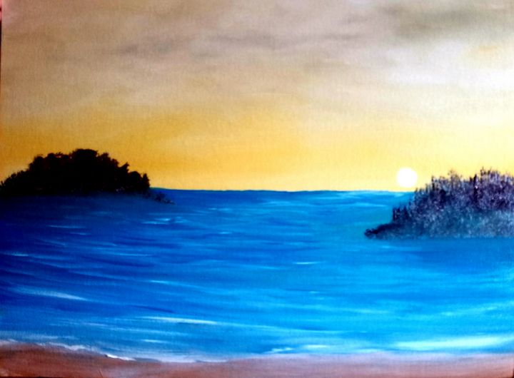 Shallow Water - The AM Art Gallery - Paintings & Prints, Landscapes ...