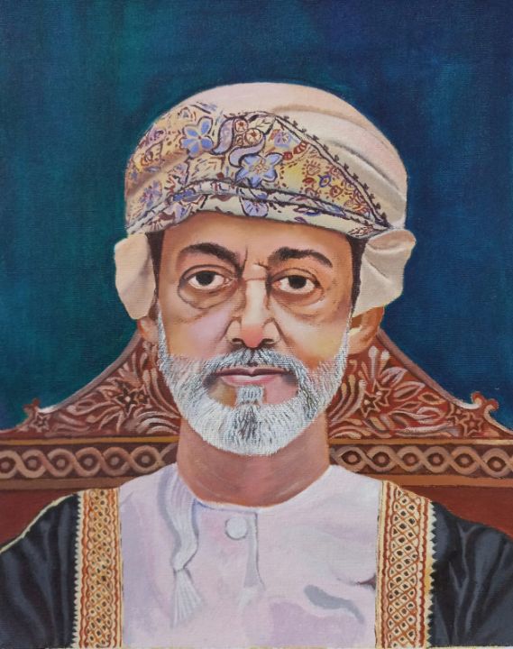 Sultan of Oman - LineArtistry - Drawings & Illustration, People ...