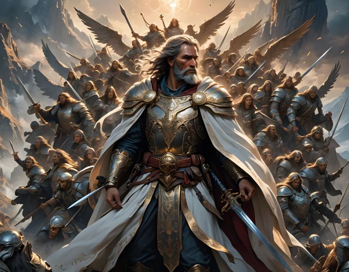 Prophet Elisha and an army of Angels - RYB Design Shop - Digital Art ...