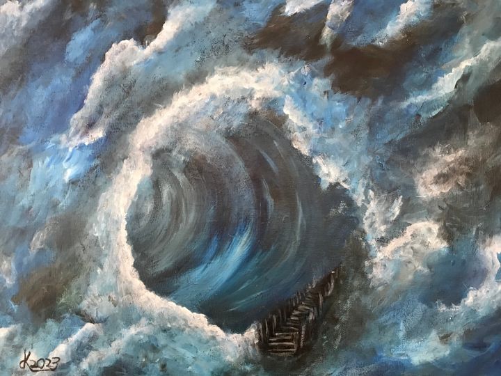 Vanishing Staircase - DeeDeeArt - Paintings & Prints, Abstract ...
