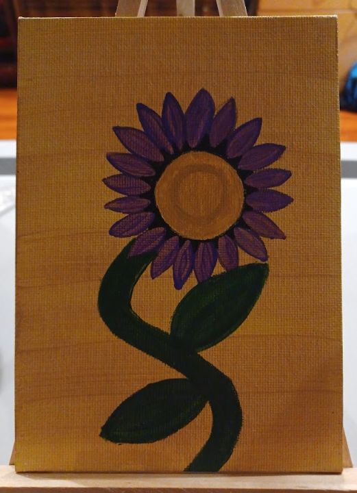 Sunny Flower - A.C.ArtsByAmberLynne - Paintings & Prints, Flowers ...