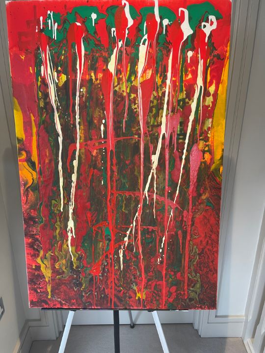 Colour splurge - Gary Matthews artworks - Paintings & Prints, Abstract ...