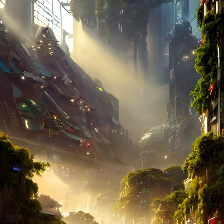 Alien Structures - Skottie - Digital Art & AI, Fantasy & Mythology ...