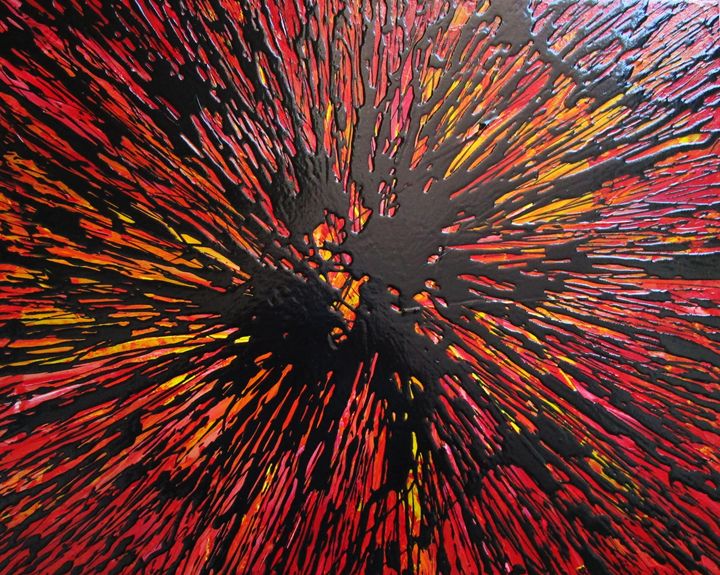 Burst #362 - Textured Art Gallery - Paintings & Prints, Abstract, Color ...