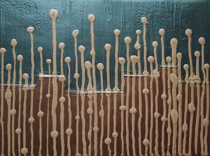 Sprouts #349 - Textured Art Gallery - Paintings & Prints, Abstract ...