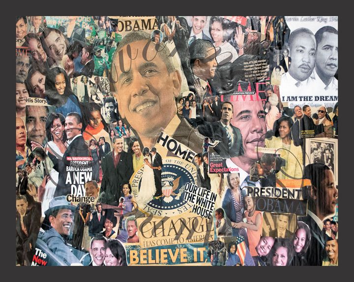 24x36 44th President Collage Moments - 4chen Collage Moments - Crafts ...