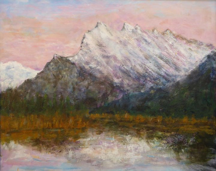Imagination Mountain and Lake - Frankel Artworks - Paintings & Prints ...