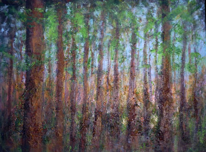Conifer Forest - Frankel Artworks - Paintings & Prints, Landscapes ...