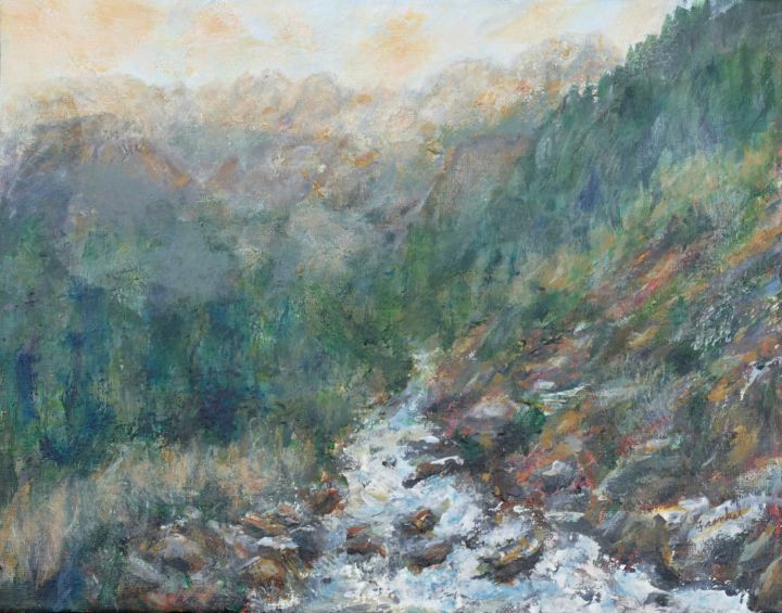 Rocky Creek - Frankel Artworks - Paintings & Prints, Landscapes ...