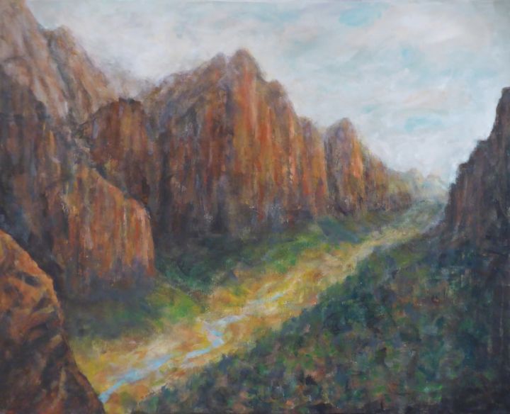 Majestic Canyon - Frankel Artworks - Paintings & Prints, Landscapes ...