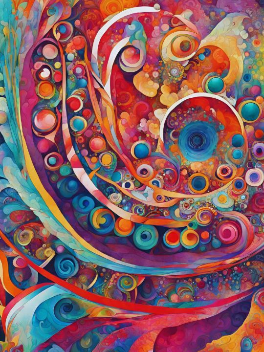 Galaxy Vortex - Angie Hurtiger - Drawings & Illustration, Astronomy ...