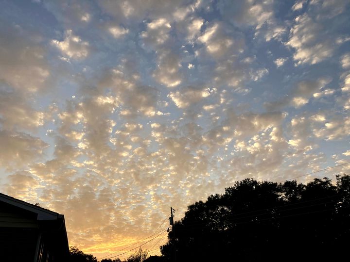 Golden Yellow Sky with the clouds - Naturefoodpets - Photography ...