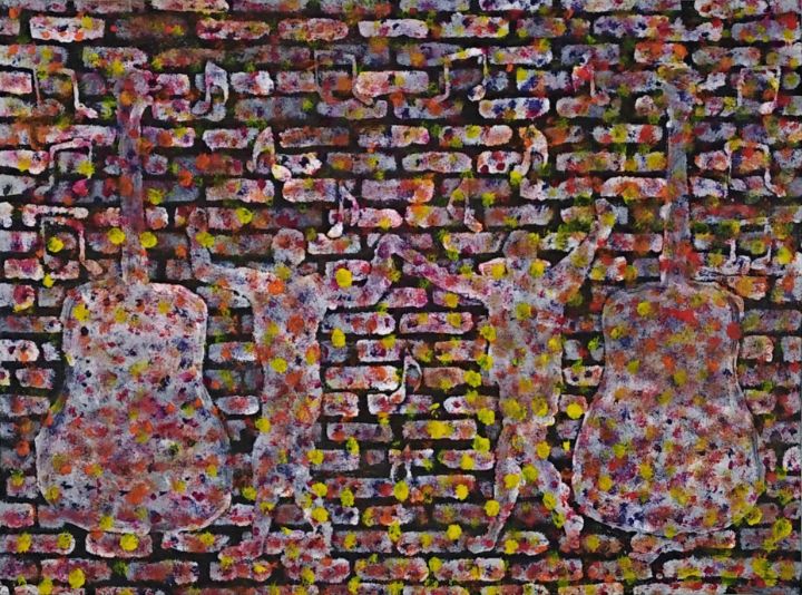 Dancing in the sunset - Yeshaya Dank - Paintings & Prints, People ...