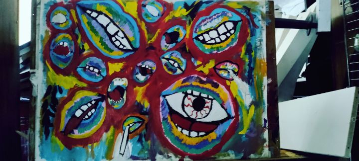 No one hears - Becky Cook - Paintings & Prints, Abstract, Other ...