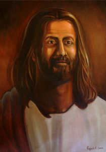 Christ Face - Rajesh K. Isaac - Paintings & Prints, People & Figures ...