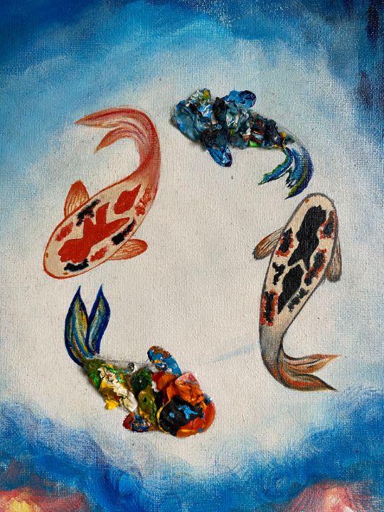 Serenity - Spotless Mindz - Paintings & Prints, Animals, Birds, & Fish ...