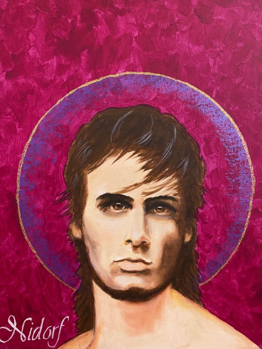 "Stylin' Purple Haze" Jesus - Pax Nidorf Gallery - Paintings & Prints ...