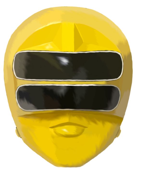 Yellow Zeo Ranger Helmet - Reginald D Pouncy's Artwork - Drawings ...