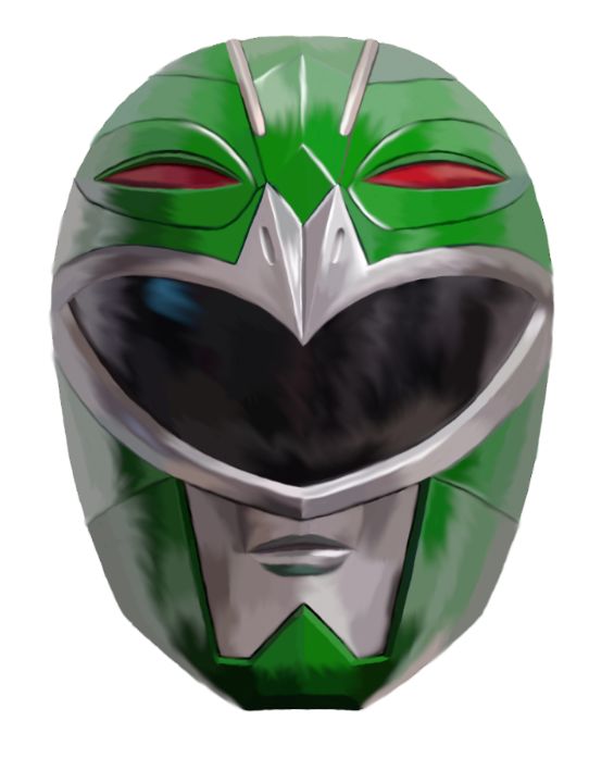 Mighty Morphin Power Rangers Green Ranger Helmet 🆕 New Sculpt