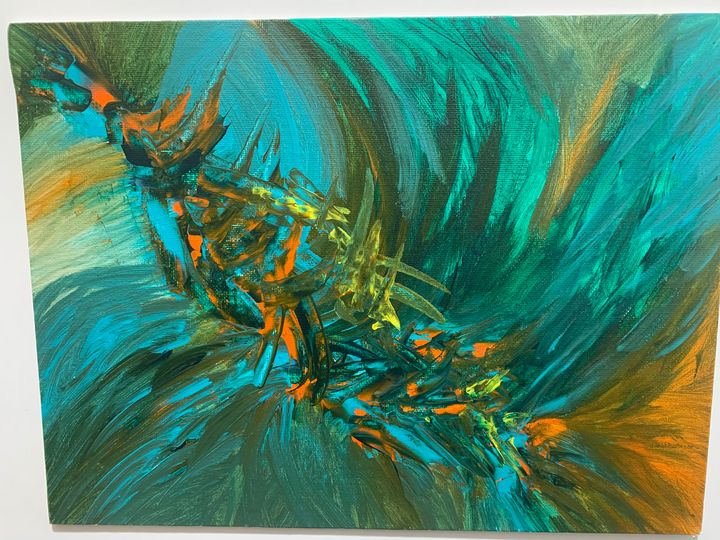 Valleys - Jim White - Paintings & Prints, Abstract, Color - ArtPal