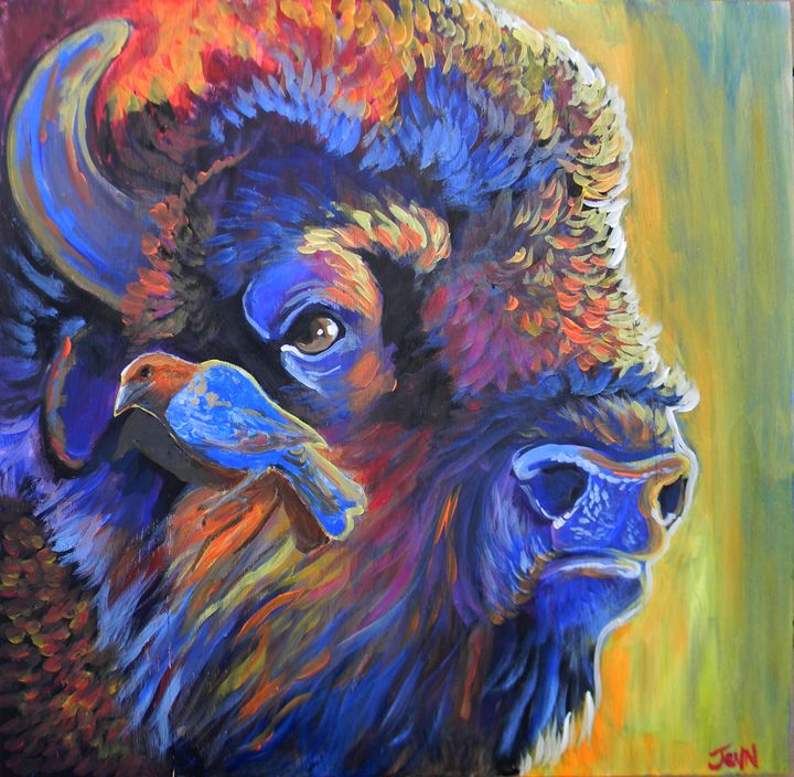 Pesky Cowbird - Jupiter Jenny Arts - Paintings & Prints, Animals, Birds ...