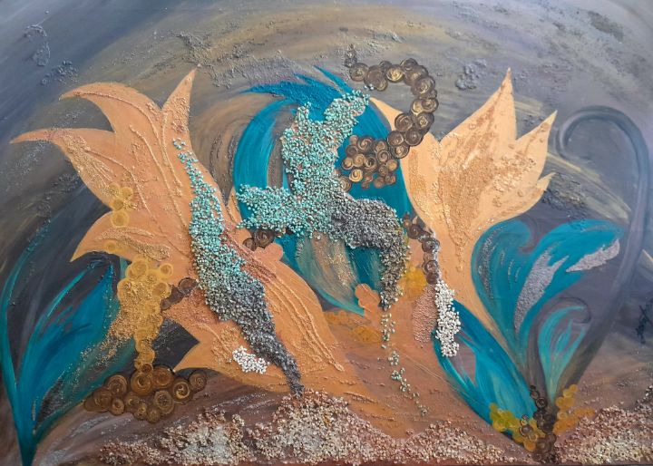 Found in confusion - Lara Tabor - Paintings & Prints, Abstract, Other ...