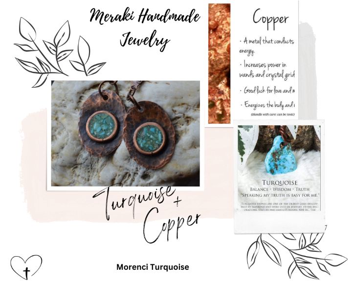 Morenci Desert Turquoise 8 - MerakiHandmadeJewelry - Jewelry, Earrings ...