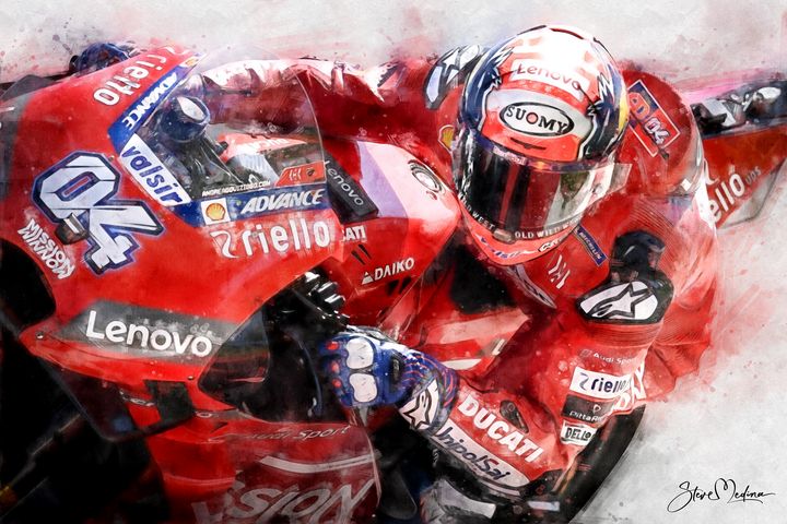 Tribute to Andrea Dovizioso - Steve Medina - Digital Art, Sports ...