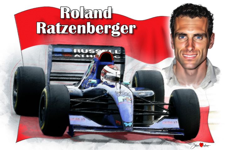 Tribute to Roland Ratzenberger - V1 - Steve Medina - Digital Art & AI ...