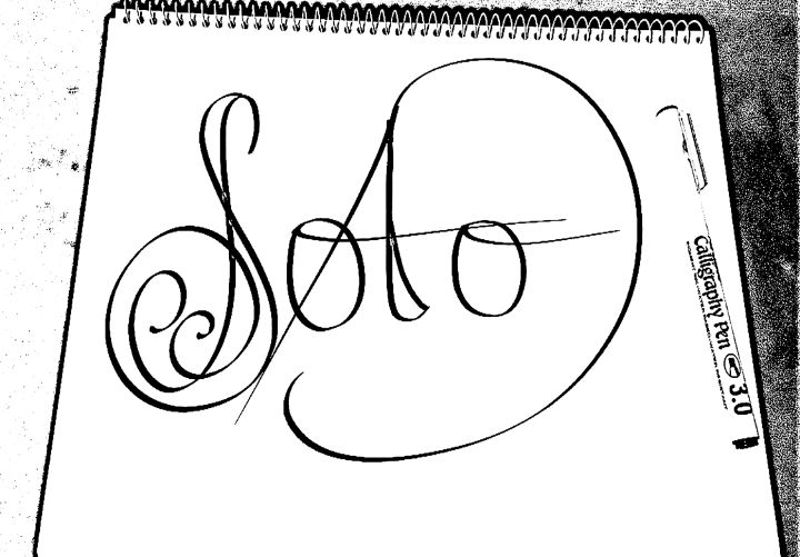 Solo 3 - Isaacsink - Drawings & Illustration, Abstract, Text - ArtPal