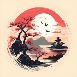 Japan vibes - IRIX ART - Digital Art, Landscapes & Nature, Mountains ...