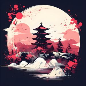 Japan vibes - IRIX ART - Digital Art, Landscapes & Nature, Mountains ...