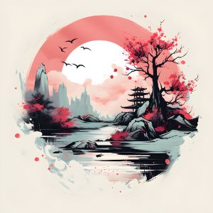 Japan vibes - IRIX ART - Digital Art, Landscapes & Nature, Mountains ...