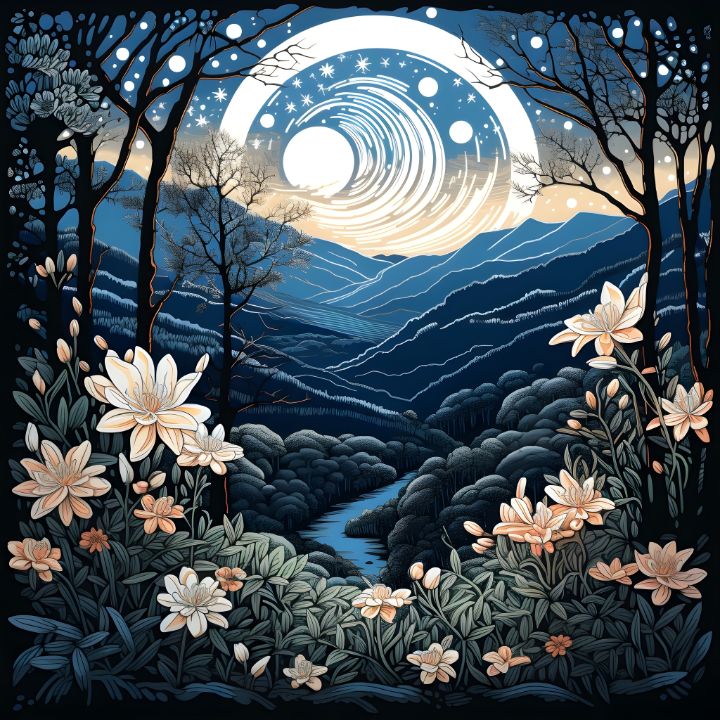 Blue Ridge Parkway - IRIX ART - Digital Art & AI, Flowers, Plants ...