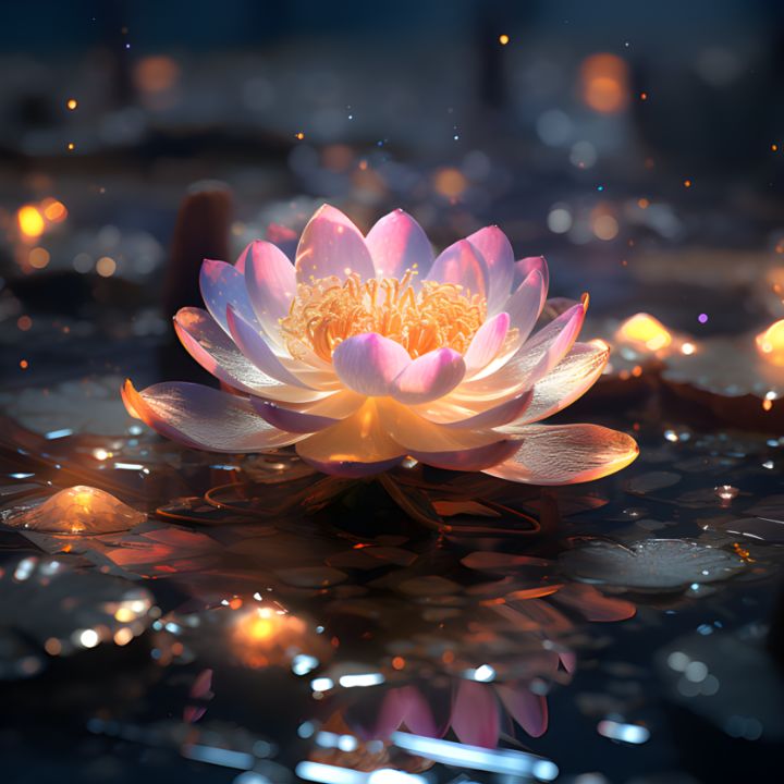 lotus flower - IRIX ART - Digital Art & AI, Flowers, Plants, & Trees ...