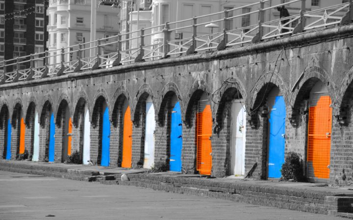 Brighton Colourful Doors - Gra'z PHOTOS - Photography, Abstract, Color ...