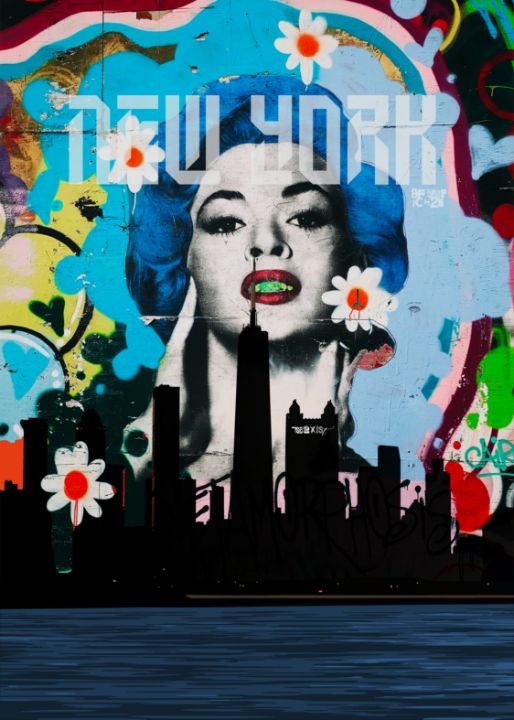 New York City Graffiti Art - Zelko Radic Bfvrp - Digital Art & AI ...