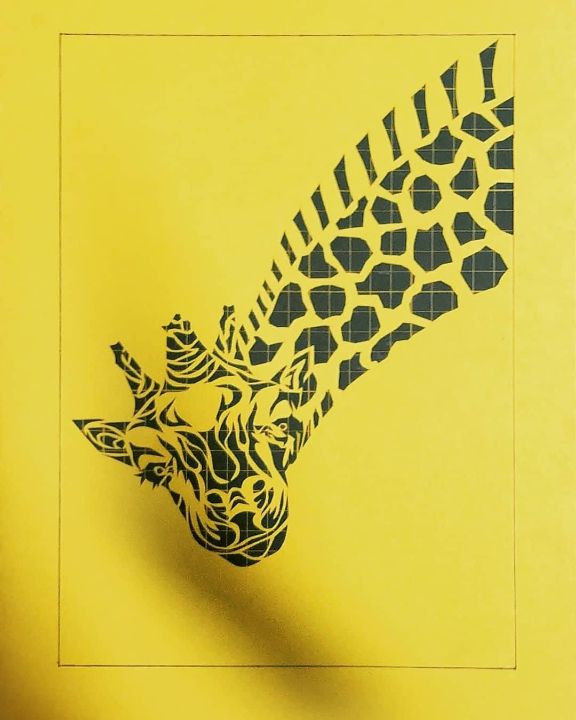 giraffe staredown - A_lost_lore - Crafts & Other Art, Origami - ArtPal