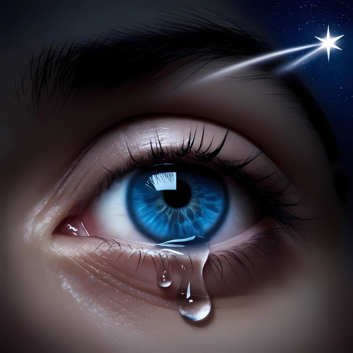 A Single Tear in the Cosmos - Tifanizzy - Digital Art & AI, People ...